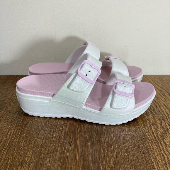 Dansko | Shoes | Dansko Kandi Pearl Iridescent 2 Strap Sandal Womens ...